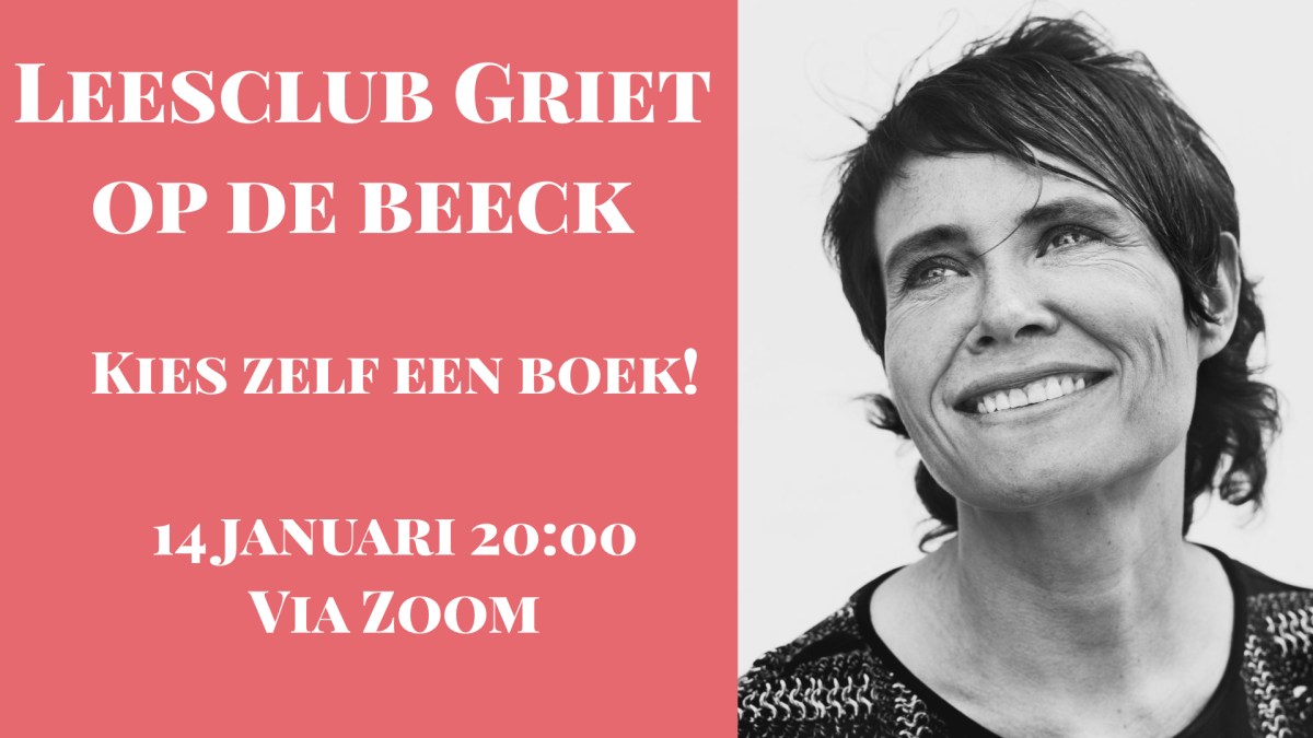Leesclub Griet Op De Beeck – Studievereniging Helios
